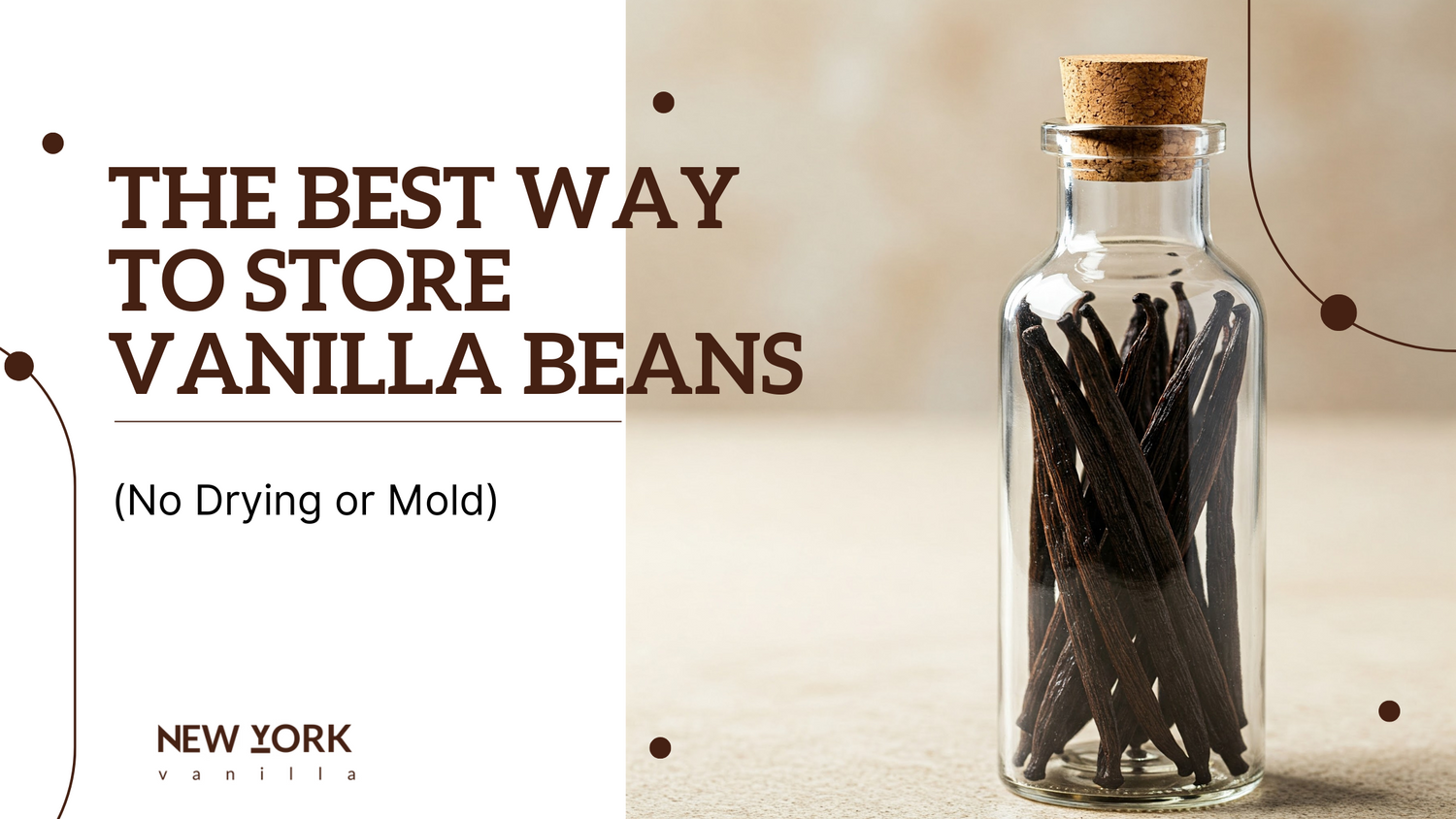 The Best Way to Store Vanilla Beans in 2025 (No Drying or Mold!) – NY Vanilla